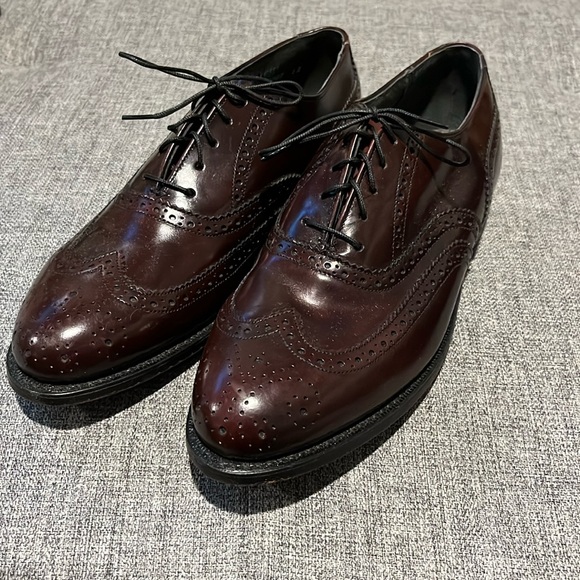 Hanover | Shoes | Hanover Mens Leather Wingtip Dress Shoes | Poshmark